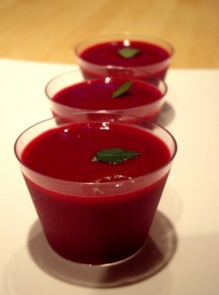 Crème de betterave au gomasio : Recette Sans Lait et Végétarienne avec ...