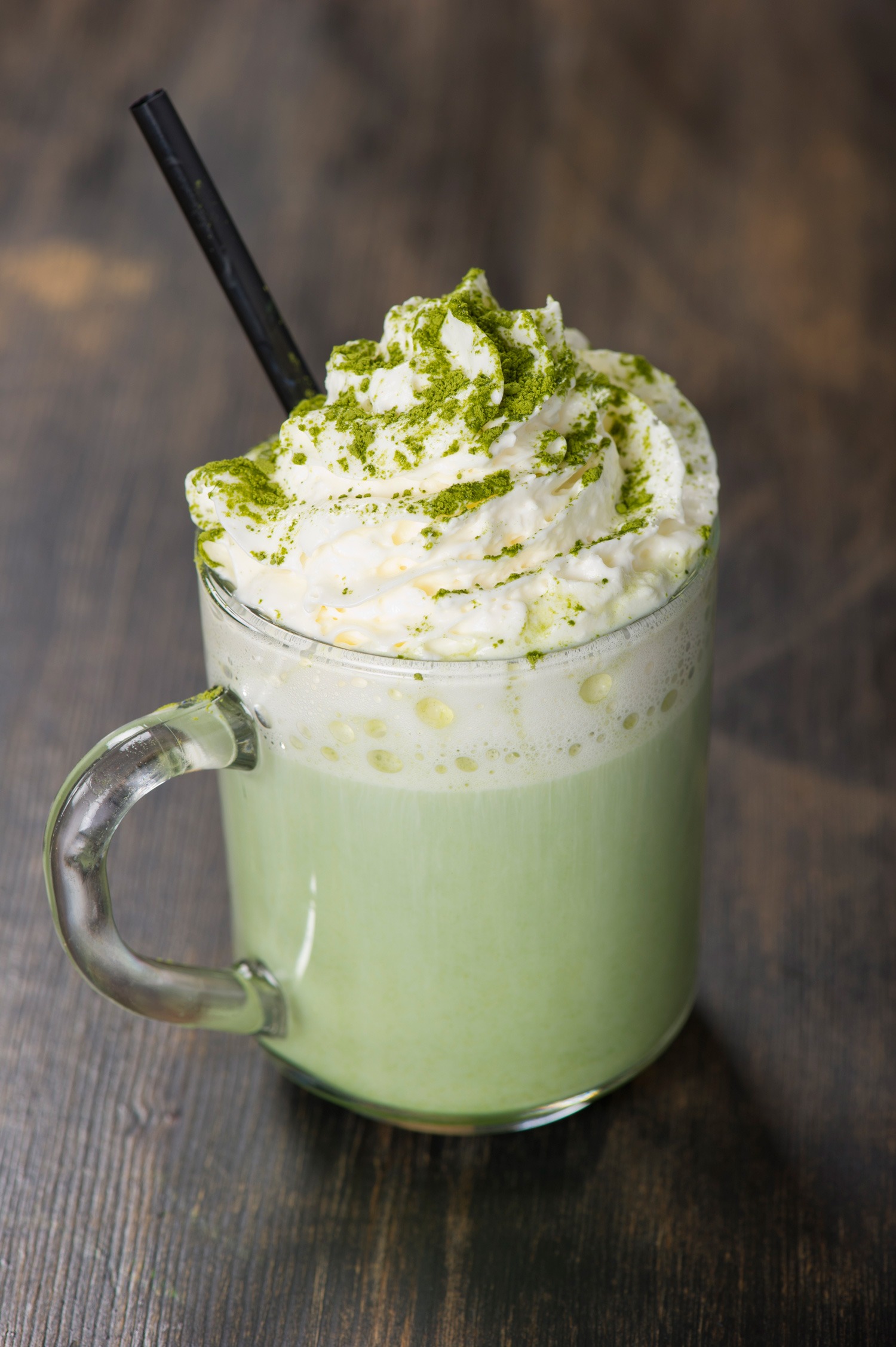 Chocolat blanc chaud au thé matcha : Recette Sans Lait avec du soja ...