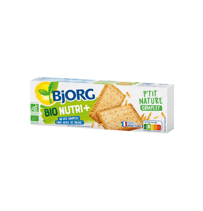 Plain biscuits nutri + 200g - Bjorg