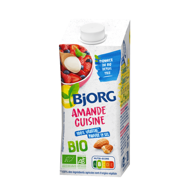 Amande cuisine 200ml - Alternative à la crème - Bjorg