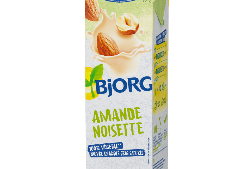 Lait végétal amandes noisettes bio - Bjorg