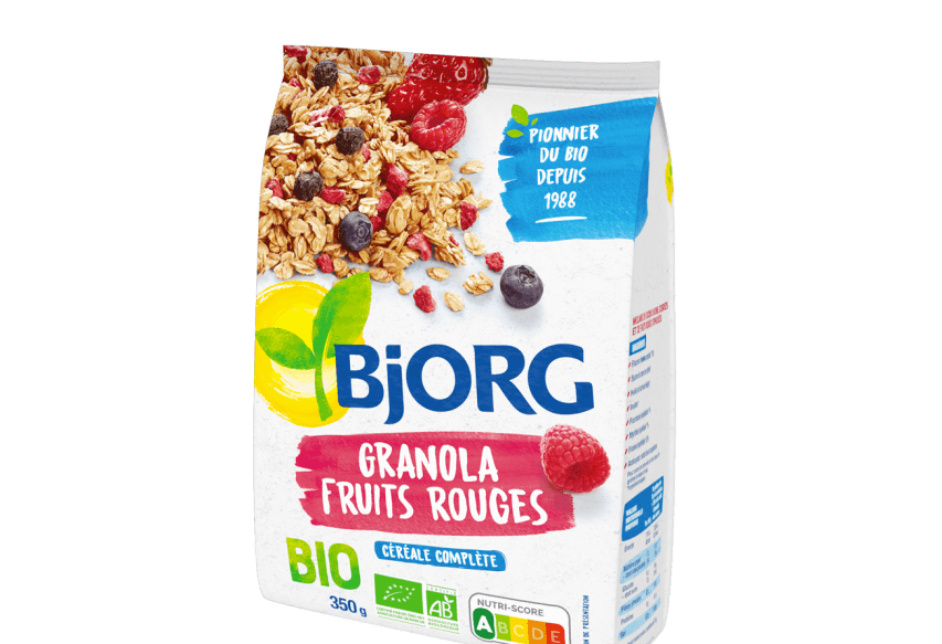 Granola fruits rouges 350g - Bjorg
