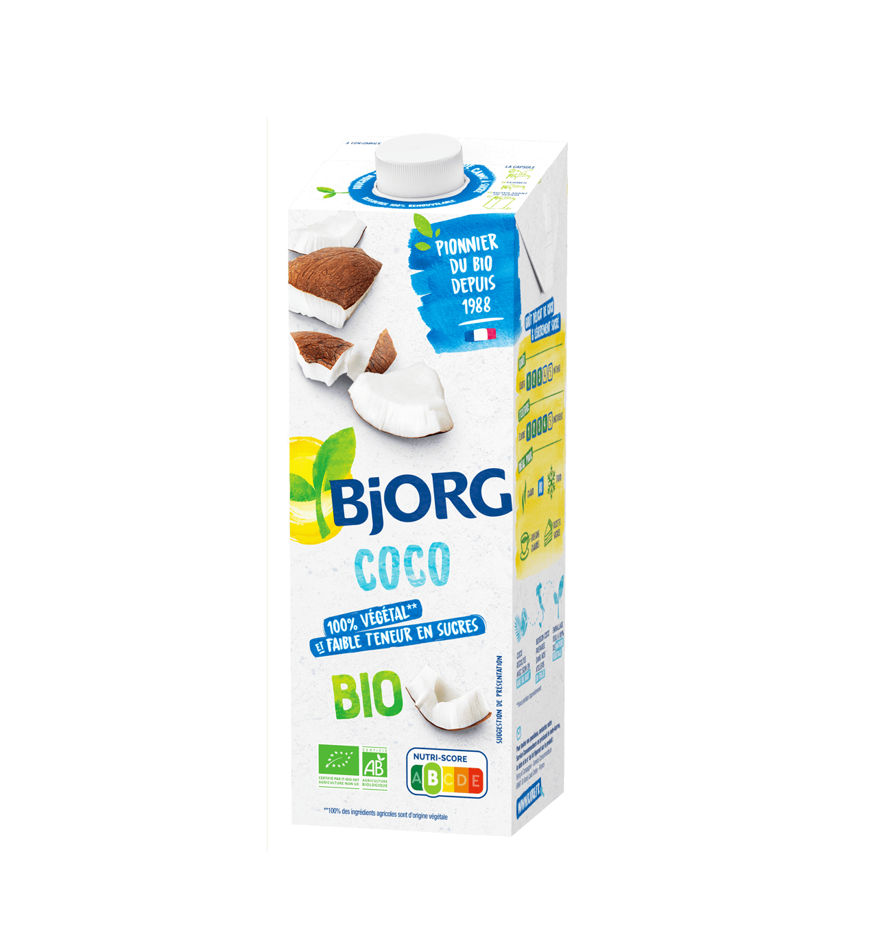 Boisson végétale coco 1L - Bjorg