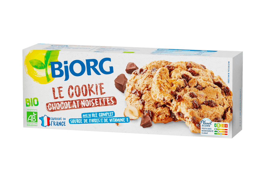 Cookies chocolat noisette 200g - Bjorg