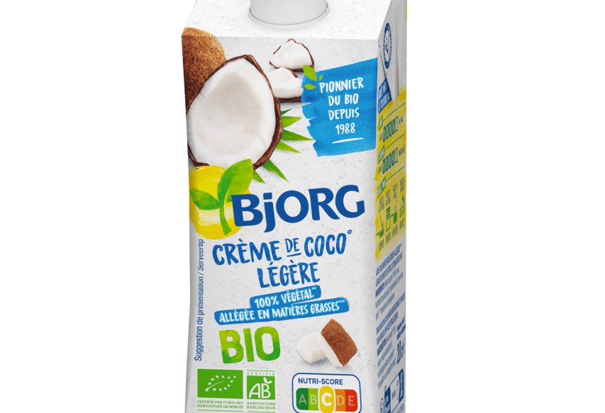 Crème de coco légère 200ml - Bjorg