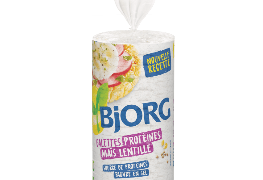 Galettes protéines maïs lentilles 100g - Bjorg