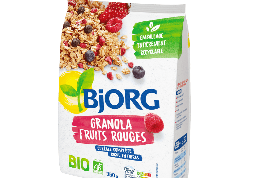 Granola fruits rouges 350g - Bjorg
