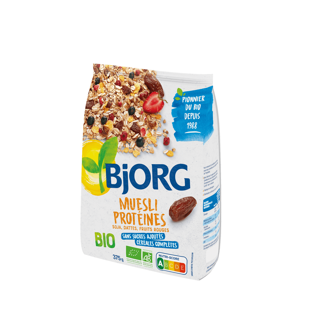 Muesli proteines et fruits rouges bio - Bjorg