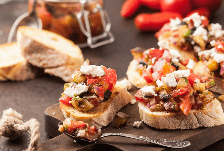 Tartine provençale : Recette Végétarienne avec du Pain complet et de la ...