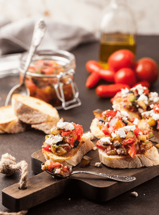 Tartine provençale : Recette Végétarienne avec du Pain complet et de la ...