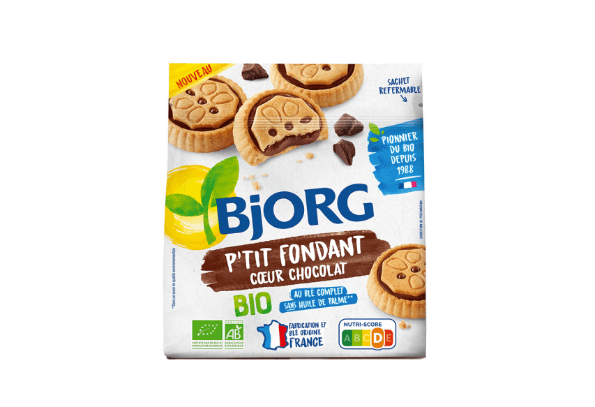 P'tit Fondant cœur chocolat 180g - Bjorg