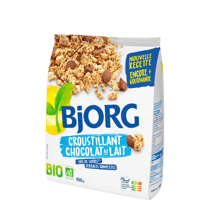 Croustillant Chocolat au lait 450g - Bjorg