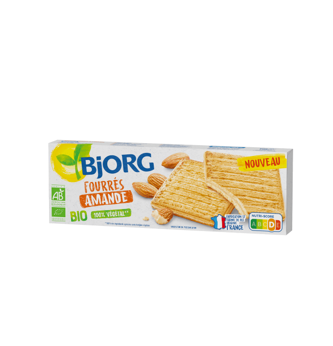 Biscuits Fourrés Amande 150g - Bjorg