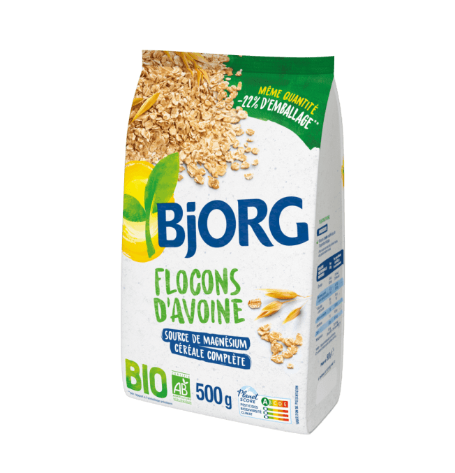 Flocons d'avoine petit-déjeuner bio - Bjorg